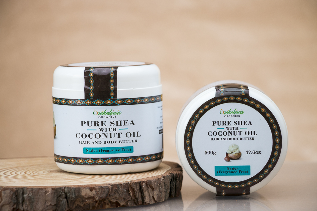 500g Orekelewa Pure shea with Coconut Oil – Classic – Orekelewa Organics